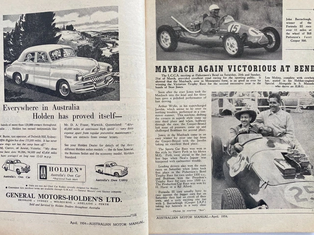APRIL 54 STUDEBAKER Champion Jowett Jupiter R4 Austin Healey 100 ...