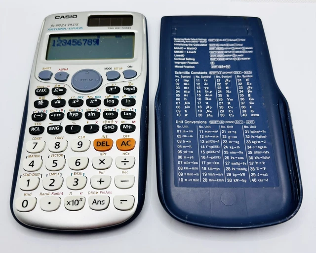 CASIO FX-991ZA PLUS Scientific Calculator Two Way Power Natural V.P.A.M ...