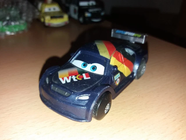 DISNEY PIXAR CARS Max Schnell World Grand Prix Rennwagen 1:55 Metall ...