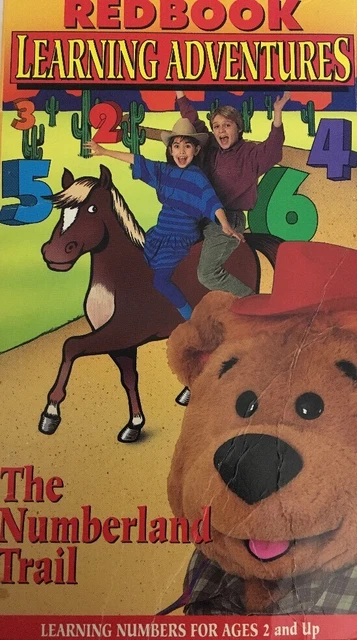 REDBOOK LEARNING ADVENTURES:THE Numberland Trail(VHS,1994)TESTED-RARE ...