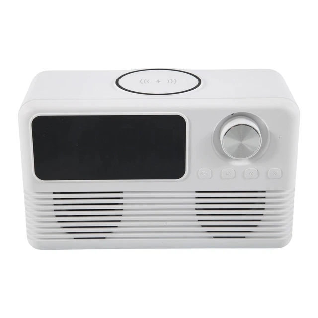 15W BLUETOOTH Speaker with and Clock Radio,4 In1 Charging Station ...