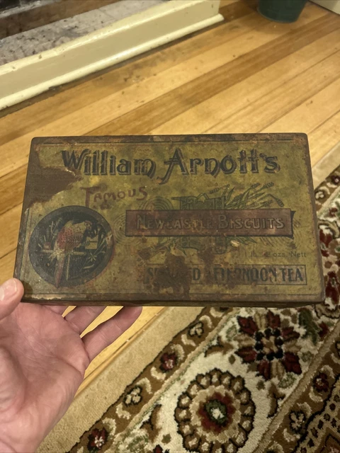 RARE ARNOTT'S VINTAGE Biscuit Early Newcastle Tin Paper Label $40.00 ...