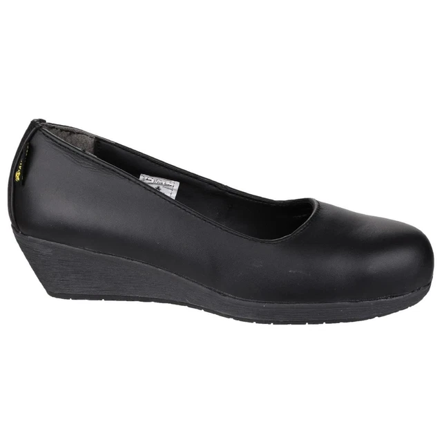 AMBLERS SAFETY FS107 Antibacterial Memory Foam Slip on Wedge £53.38 ...