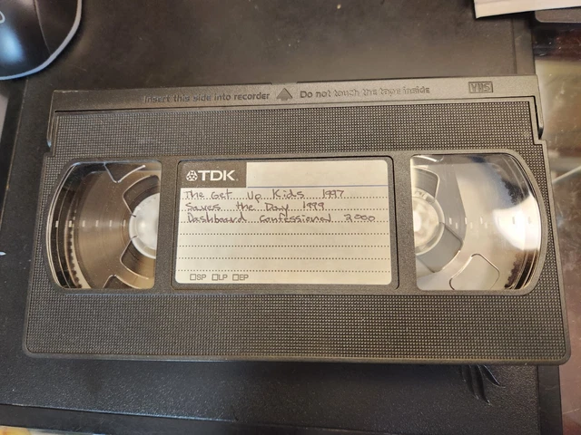 THE GET UP Kids Saves the Day Dashboard Confessional Live VHS tape emo ...