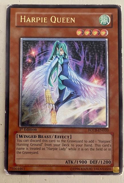 YUGIOH! HARPIE QUEEN - Ultimate Rare 1a edizione - FOTB-EN020 EUR 400,00 - PicClick IT