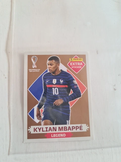 KYLIAN MBAPPE LEGEND Panini WM 2022 Extra Sticker Bronze EUR 16,50 - PicClick FR
