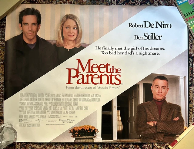 MEET THE PARENTS UK Quad Original Film Movie Cinema Poster Ben Stiller ...