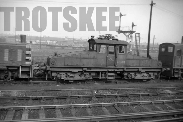 LARGER NEGATIVE BR British Railways Electric Loco 26501 Class ES1 ...