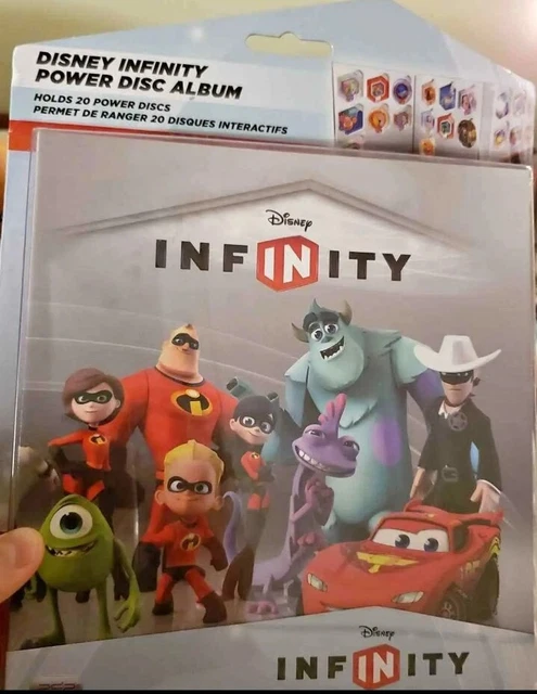 DISNEY INFINITY POWER Disc Album/Book/Binder 20 Disc Capacity Brand New ...