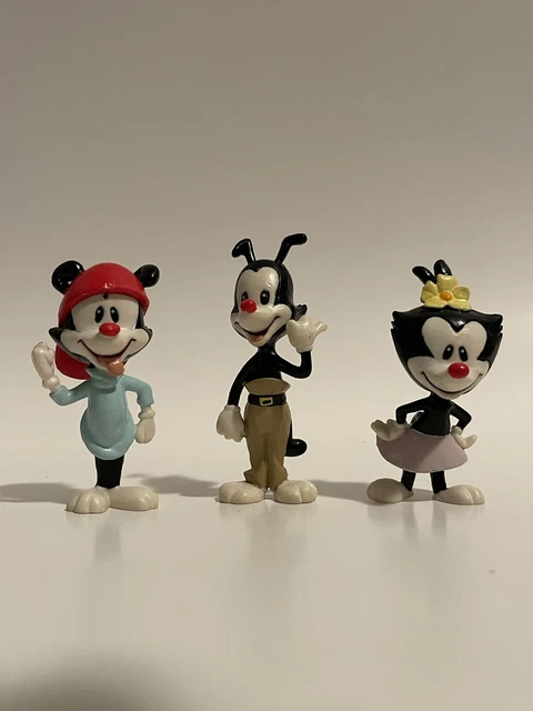 ANIMANIACS WAKKO YAKKO & Dot 1994 Pvc Figure Set Rare Warner Bros ...