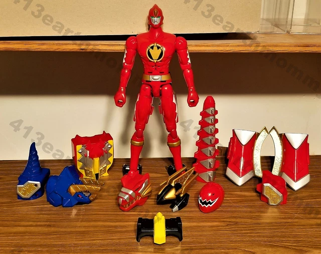 POWER RANGERS DINO Thunder Talking 12" Red Mega Battlized Ranger ...
