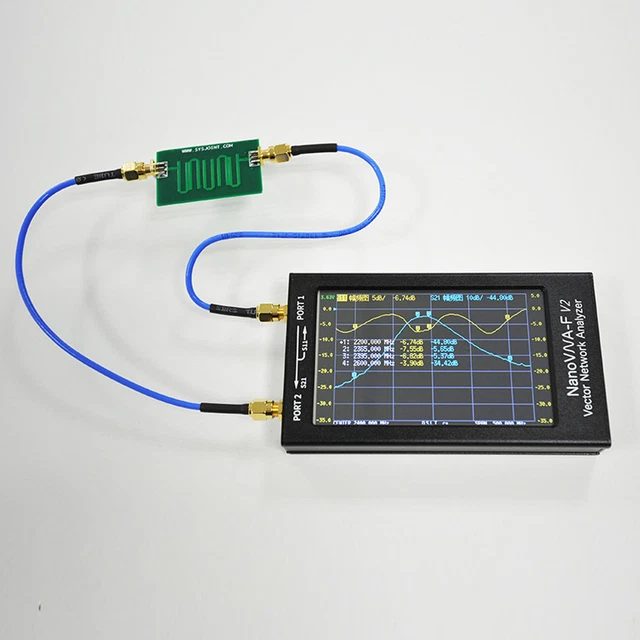 NANOVNA F V2 Vector Network Analyzer 4.3 Inch IPS LCD Touch Screen 50kHz‑300 OBF EUR 147,73 ...