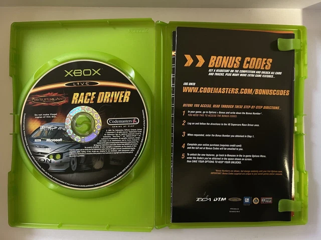 XBOX ORIGINAL V8 Supercars Australia Race Driver | Manual Included $19. ...