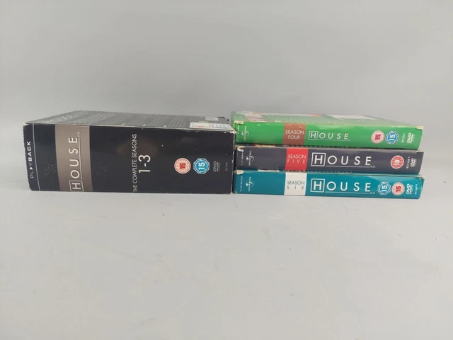 HOUSE DVD SEASONS 1-6 Box Set Medical Drama Hugh Laurie Region 2 S2041 ...