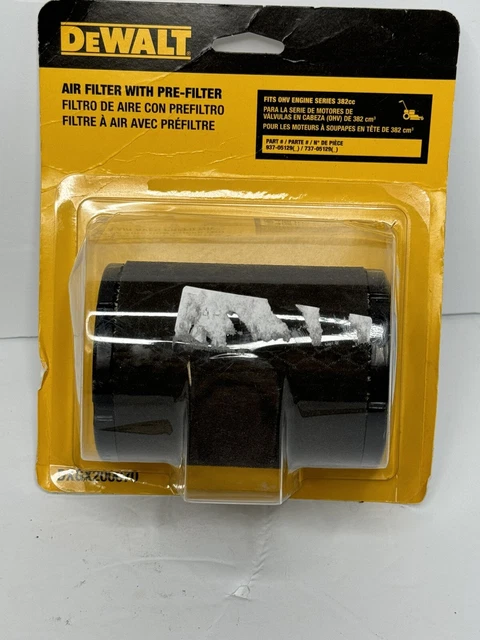 DEWALT OEM AIR Filter for 382cc Wide Area Lawn Mower Engine DXGX200070 ...
