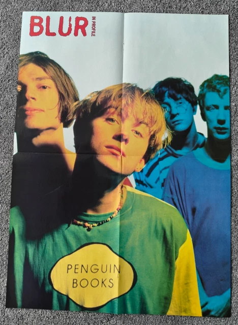 BLUR - VINTAGE Double-Sided Poster 1995 - Damon Albarn, Britpop, 90s ...