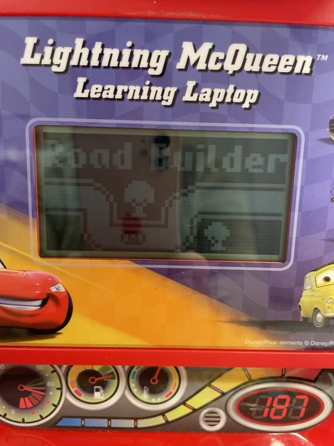 DISNEY PIXAR CARS 2 Lightning McQueen VTech Learning Laptop & Mouse ...