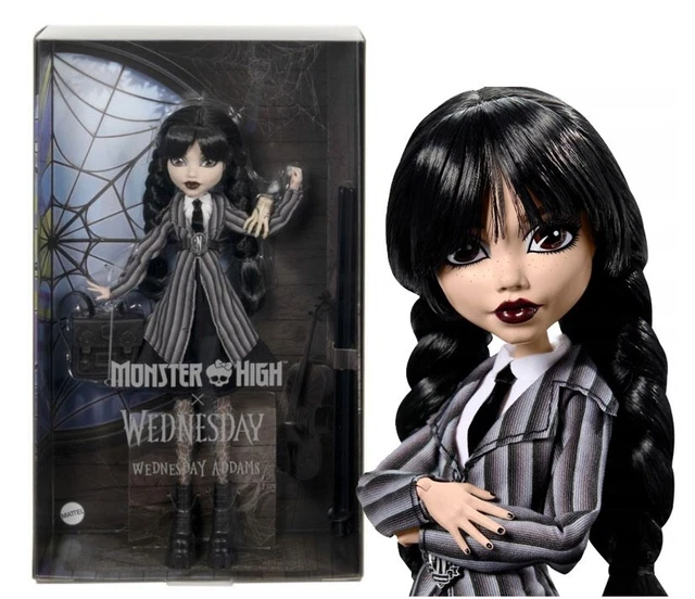 MONSTER HIGH X Wednesday School Uniform Doll HXJ04 EUR 86,00 - PicClick DE