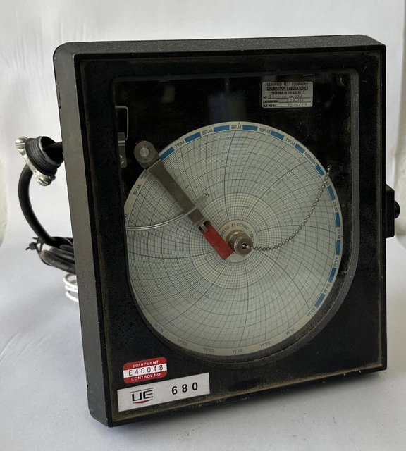 UE E40048 CIRCULAR Temperature and Humidity Chart Recorder $74.00 ...