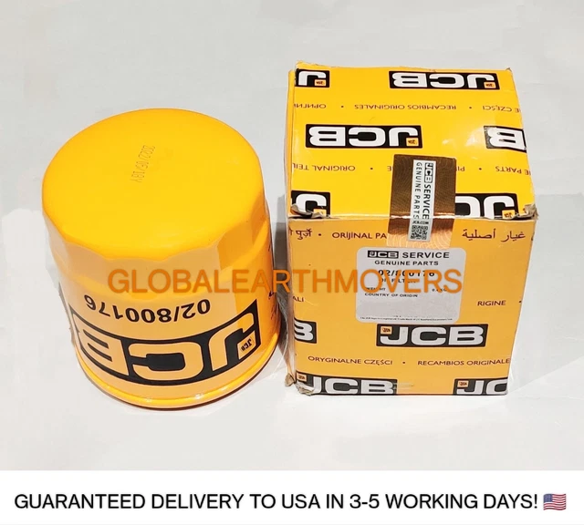 JCB PARTS - Genuine Jcb Element Oil Filter Cartridge (Part No. 02/ ...
