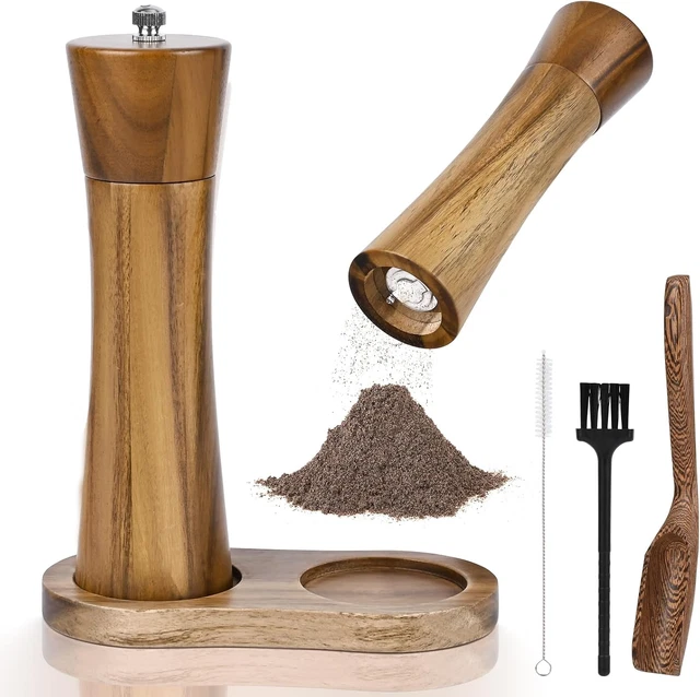 MACINA PEPE LEGNO, Set Macina Sale E Pepe Manuale Con Smerigliatrice ...