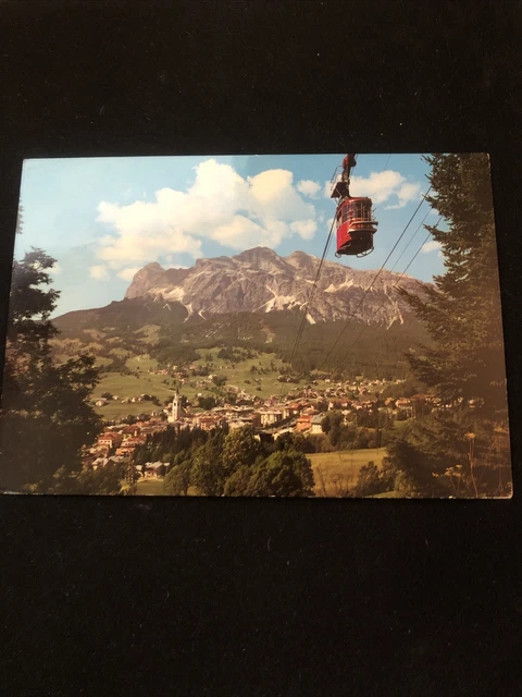 CARTOLINA DOLOMITI FUNIVIA Cortina Faloria anni 70 EUR 3,00 - PicClick IT