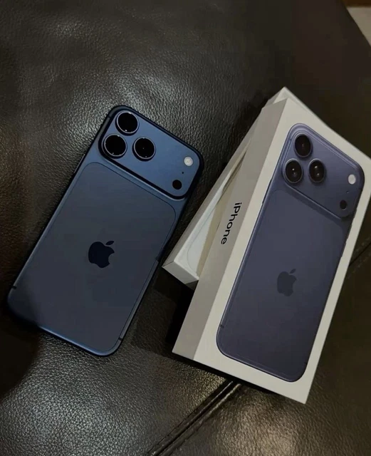 NAVY BLUE IPHONE 17 Pro Max 1TB Unlocked Very Good Condition 100% ...