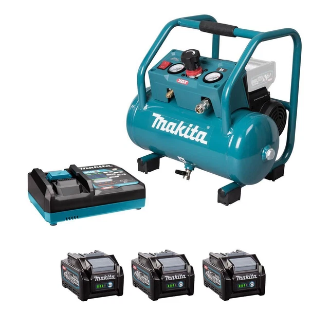 MAKITA AC001GT201-RA3X4 40V Max XGT Brushless Air Compressor (3x4Ah) £ ...