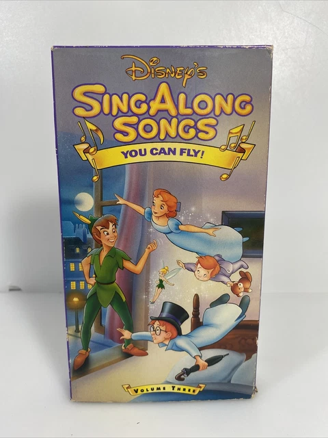 DISNEYS SING ALONG Songs You Can Fly VHS PETER PAN VOLUME 4731 | The ...
