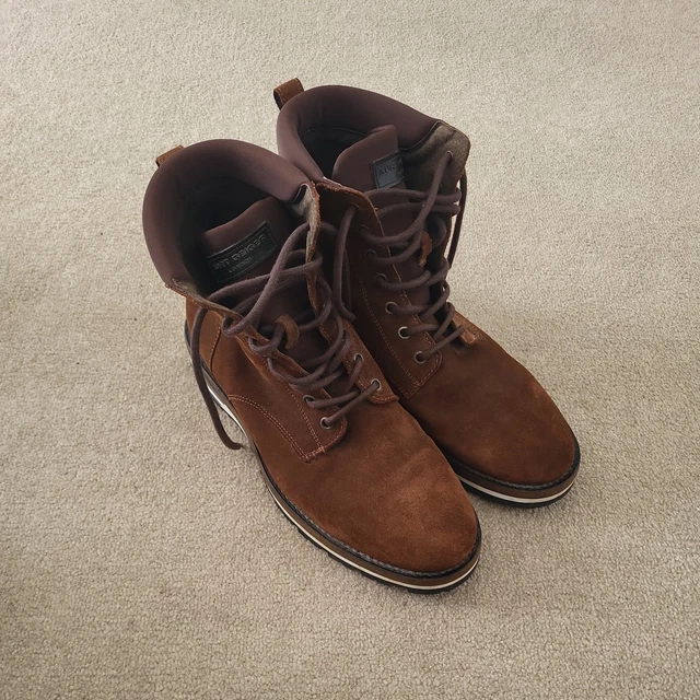 KURT GEIGER MENS Suede Brown Boots UK Size 10 GREAT CONDITION £24.99 ...