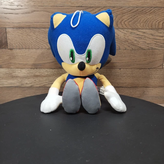 SONIC BLUE GRADIENT Sonic The Hedgehog 12” Plush Doll Toy Green Eyes ...
