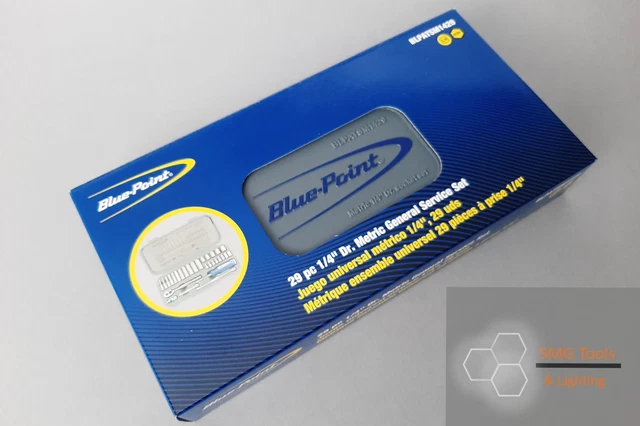 BLUE POINT 1/4& 29pc Socket Service Set Deep Shallow Inc VAT New sold ...