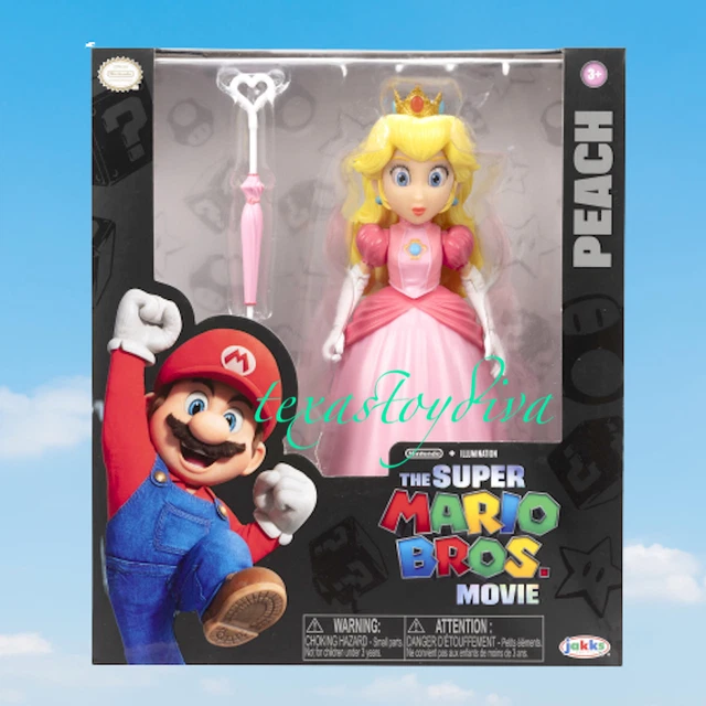 NINTENDO SUPER MARIO Bros. Movie PRINCESS PEACH 5" Figure Umbrella READ ...