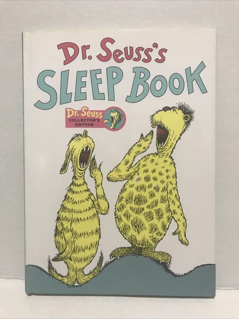 DR. SEUSS SLEEP Book Large Hardcover Collector's Edition $5.95 - PicClick