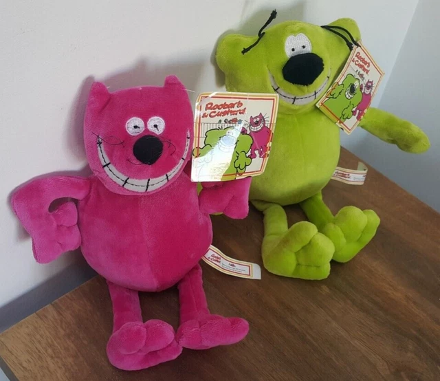 ROOBARB AND CUSTARD Vintage Cat & Dog Plush With Tags £39.99 - PicClick UK