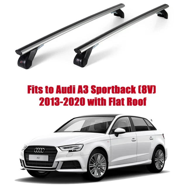 PREMIUM ROOF RACK Bars For Audi A3 Sportback (8V) 2013-2020 Flat Roof ...