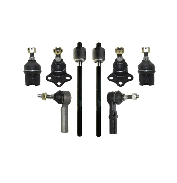 8 PC UP Lower Ball Joints Inner Outer Tie Rods for Dakota 00-04 Durango ...