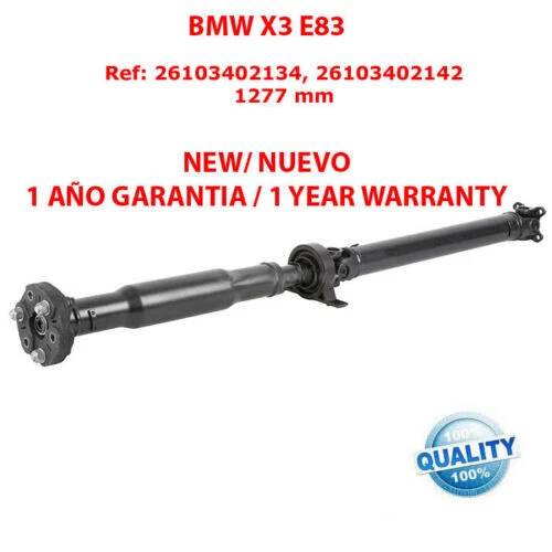 ARBRE DE TRANSMISSION Cardan Bmw X5 E53 3.0D 3.0I 4.4I 4.8I 26107529661 ...