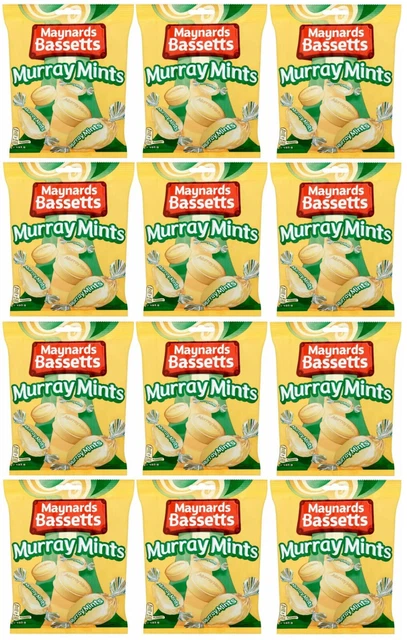 MAYNARDS BASSETTS MURRAY Mints Candy Hard Boiled Sweets 193g 1 - 12 ...