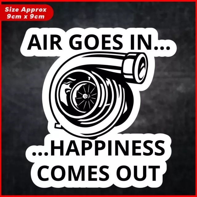 Turbo Charger Jdm 4wd Funny Vinyl Sticker Laptop Car Bumper Window