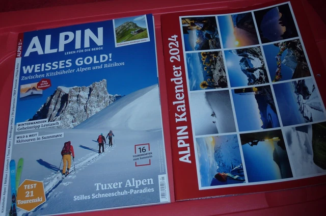 ALPIN MAGAZIN 1 - 2024 + Kalender 2024 / Neuwertig / Deutsch EUR 2,60 - PicClick DE