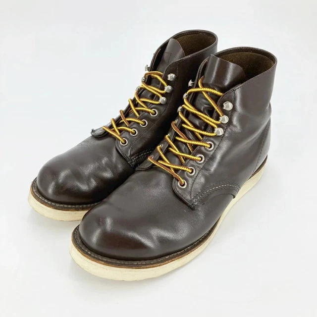 USED RED WING Irish Setter Square Dog Tag Plain Toe S Brown Size ...