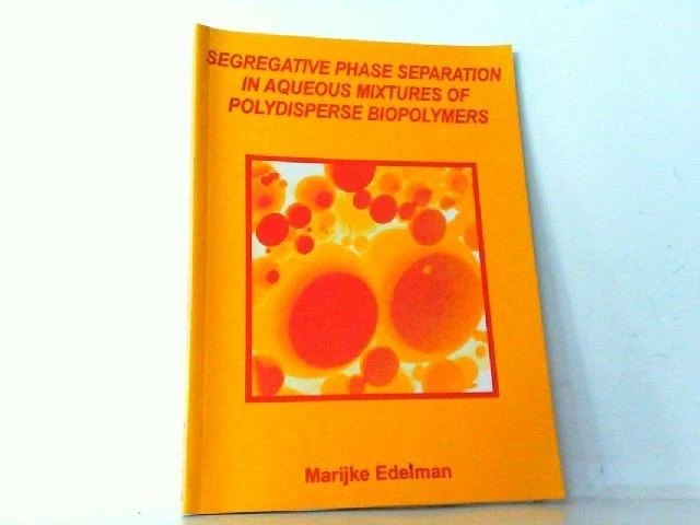 SEGREGATIVE PHASE SEPARATION in aqueous mixtures of polydisperse ...