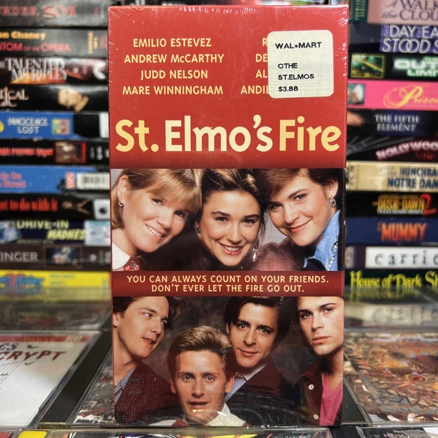 ST. ELMO’S FIRE VHS Sealed Watermarked 2001 R Rob Lowe Demi Moore Ally ...