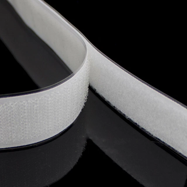 STICKY BACK SELF Adhesive Hook And Loop Stick On Tape Strips Fastener ...