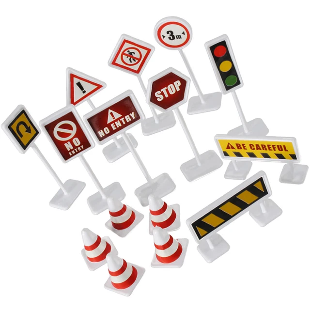 10 SETS PANNEAU De Signalisation Modèles Clôture Circulation Pour ...