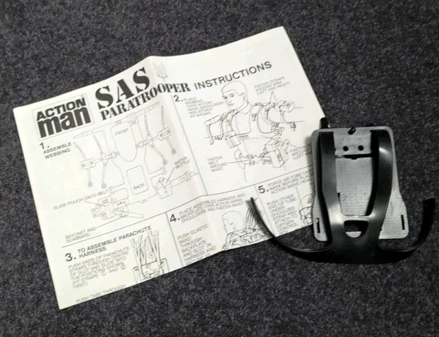 VINTAGE ACTION MAN Sas Paratrooper Parachute Attack Harness ...