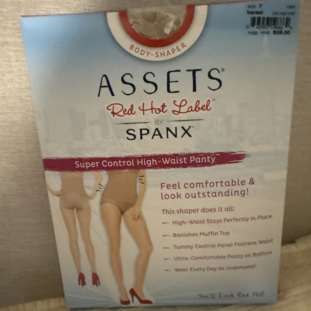SPANX SUPER CONTROL High Waist Panty Brief Plus Size 7 Barest Beige NEW ...