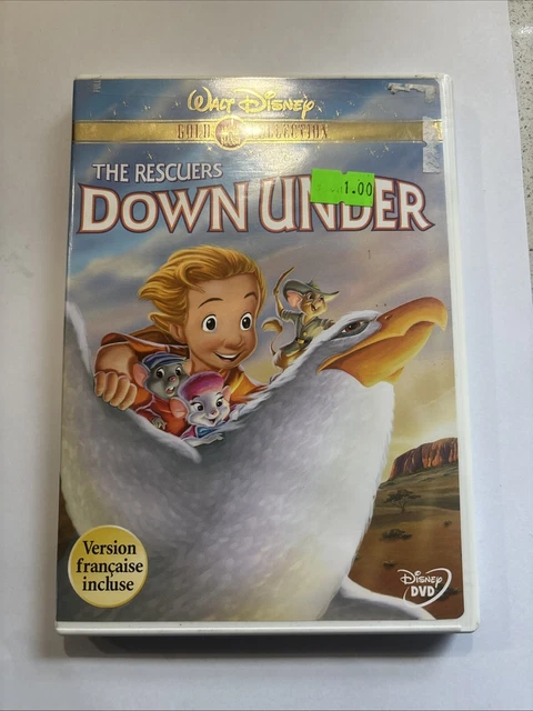THE RESCUERS DOWN Under Walt Disney Gold Collection (DVD) $18.95 ...