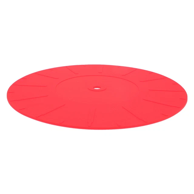 DISC PROTECTION: TURNTABLE Rubber Mat Record Cover £7.85 - PicClick UK